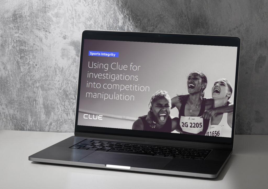 Using Clue for investigations into competition manipulation - Clue